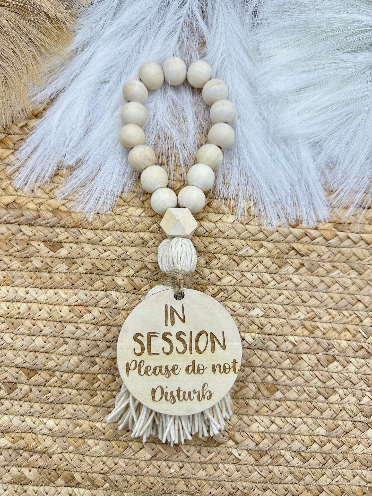 Custom Engraved Door Knob Hanger | Do Not Disturb Sign | In Session Th ...